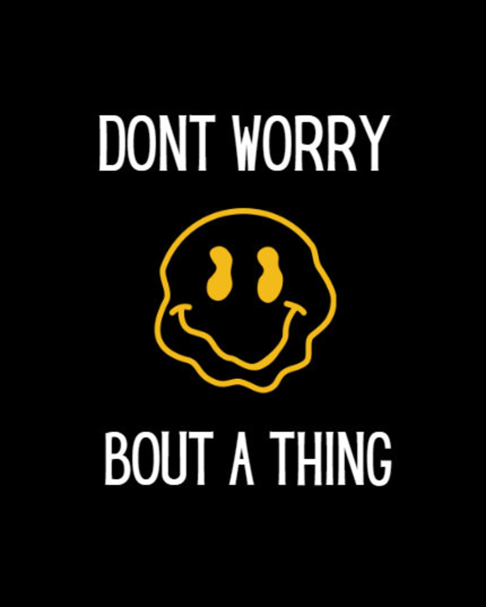 Smiley Face Home Decor Trendy Wall Print Inspirational Art Positive ...