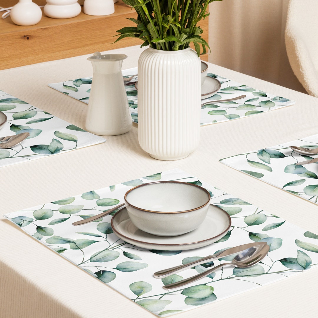 Elegant Floral Table Mats Set Includes 4 Pieces Ideal Mother's Day Gift ...