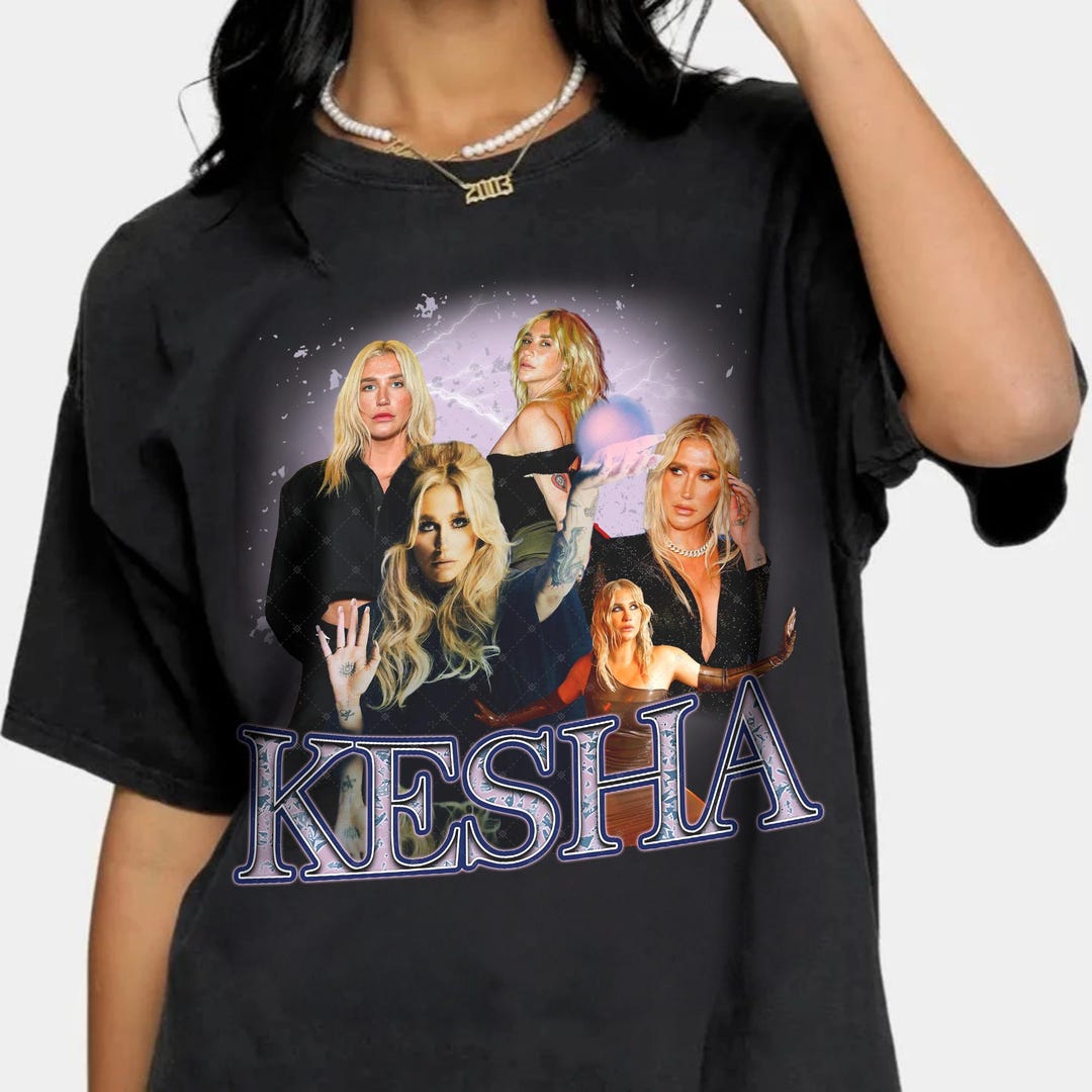 Vintage Kesha 90s Shirt, Kesha Bootleg Shirt, Limited Kesha Shirt, Retro Kesha Shirt for Fan ...