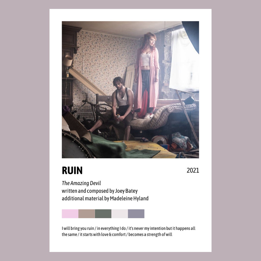 The Amazing Devil "ruin" Album Photocard Set | Music Collectible - Etsy