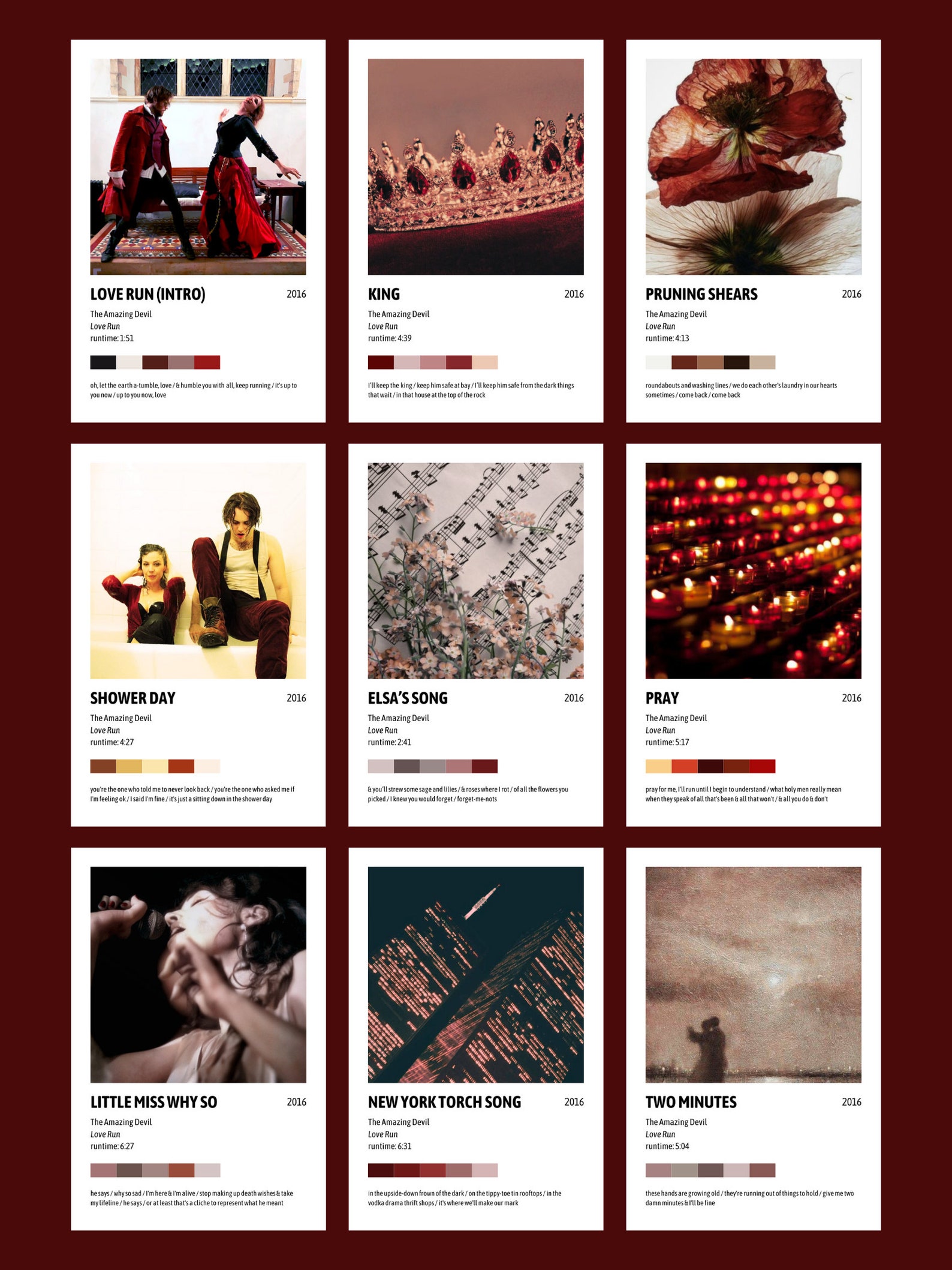 The Amazing Devil | Love Run Album Photocard Set | Joey Batey ...