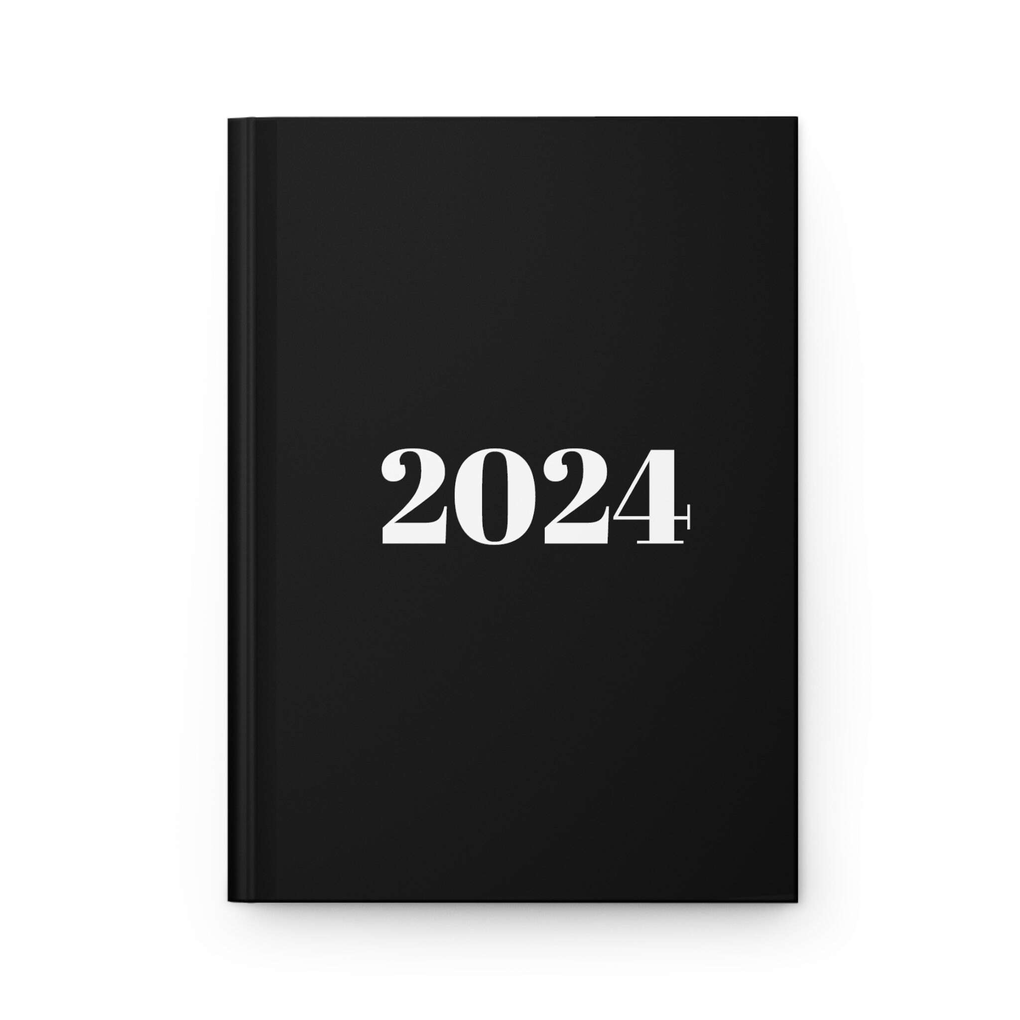 Black 2024 Journal for Everyday Hardcover Journal Matte, to Do Notebook ...