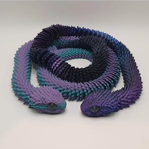 Quirky Articulate 3D Bush Viper Fidget Snake Toy - Etsy