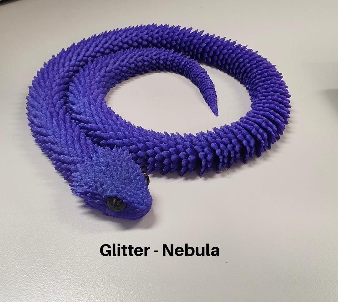 Quirky Articulate 3D Bush Viper Fidget Snake Toy - Etsy