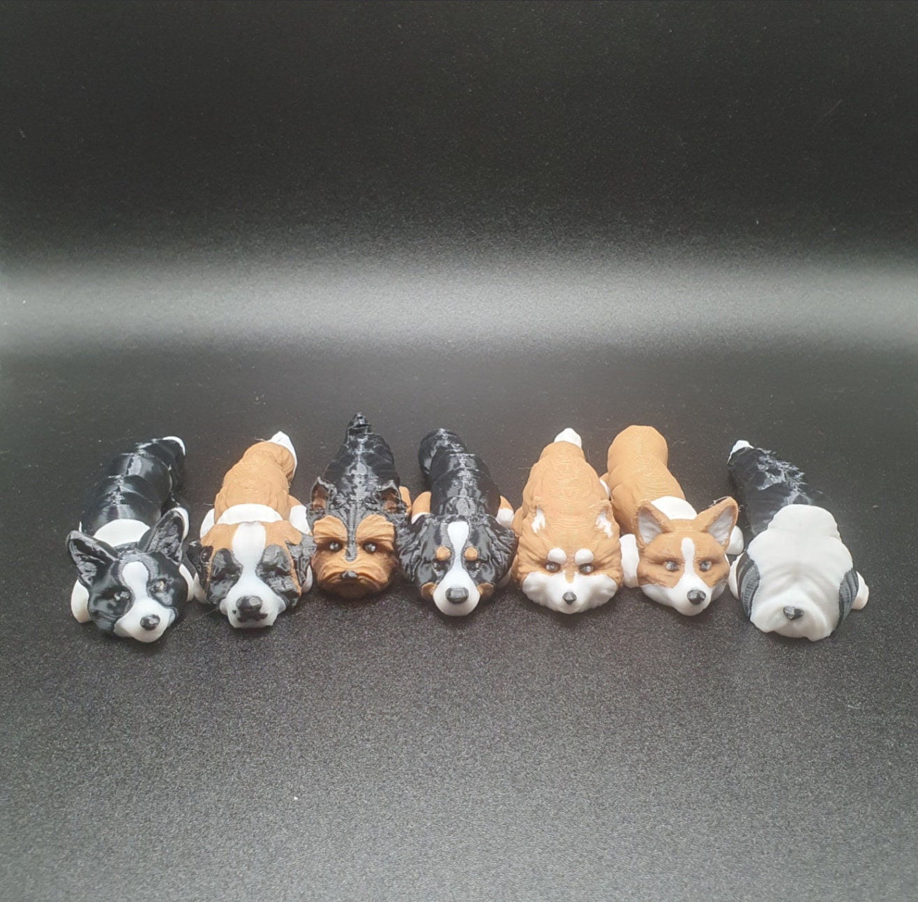 Quirky Articulate 3D Printed Flexi Dogs - Etsy