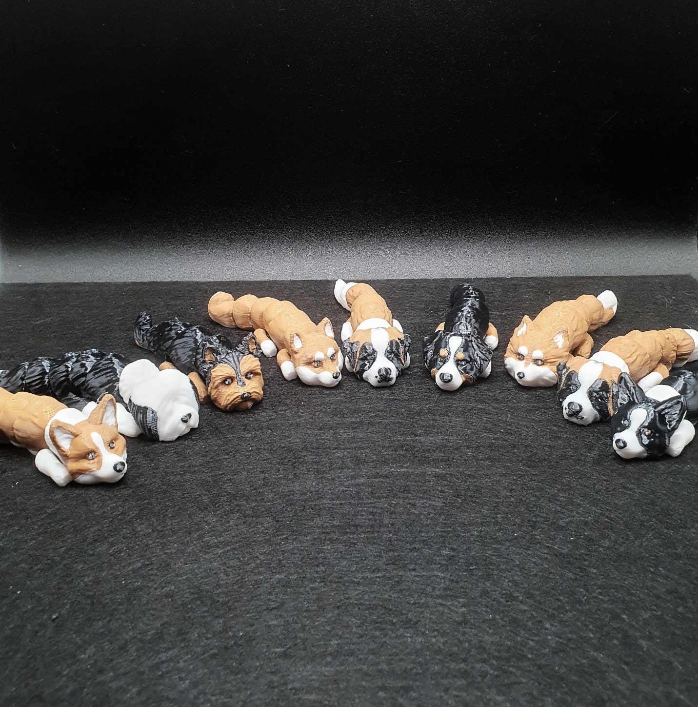 Quirky Articulate 3D Printed Flexi Dogs - Etsy