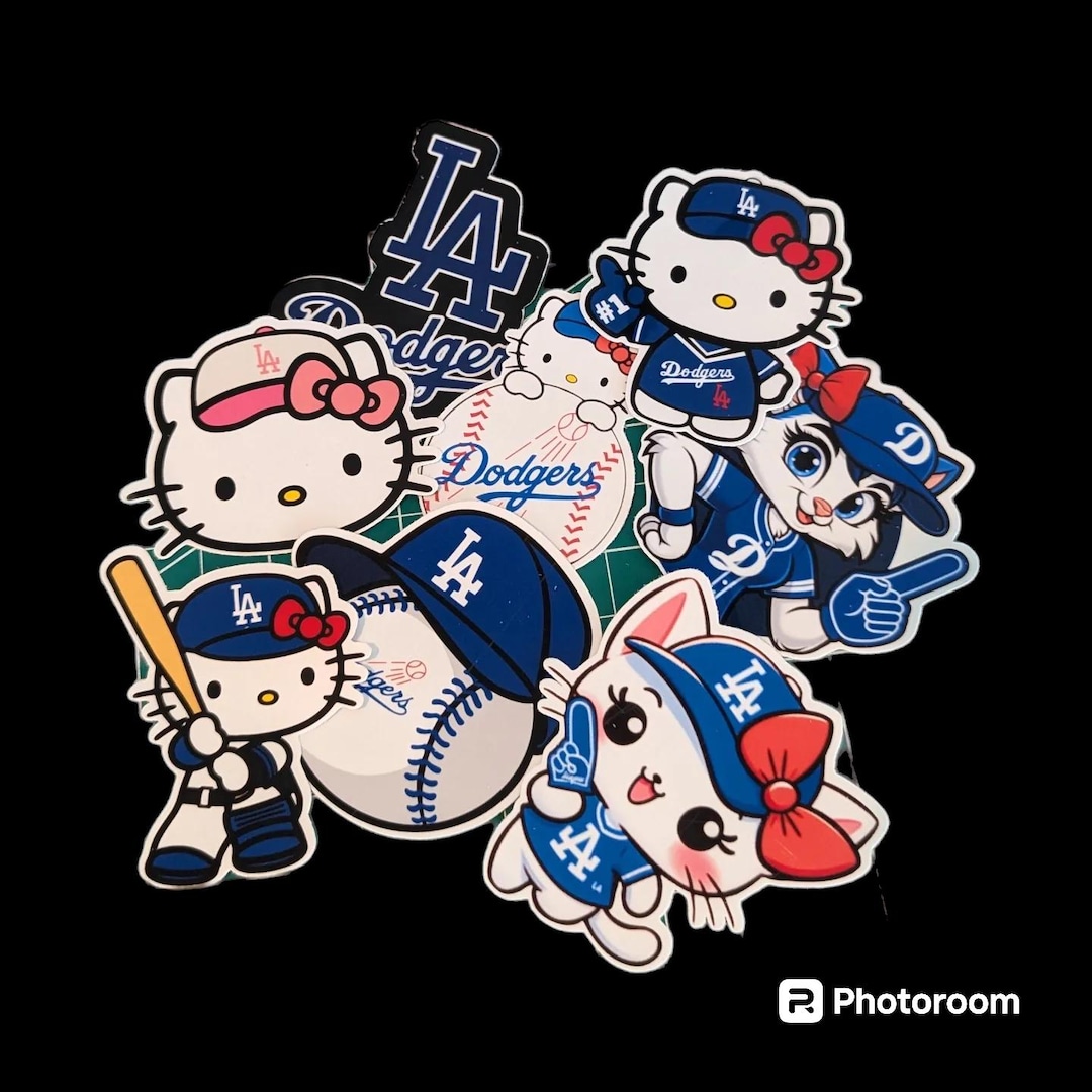 Hello Kitty Dodger Stickers, Hello Kitty Stickers, Waterproof Hello Kitty, Decal Hello Kitty ...