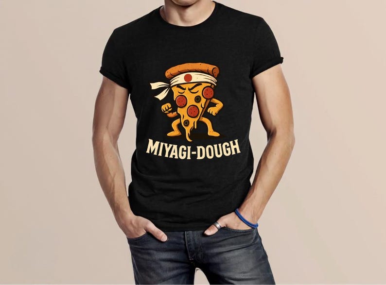 Pizza Karate Dojo Png, Humorous, Digital Image, for Sublimation, Funny ...