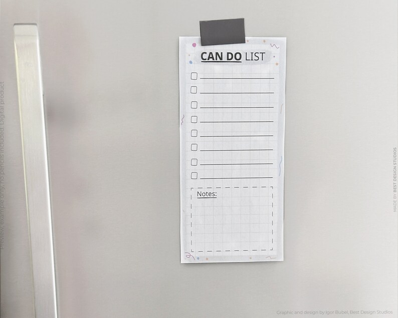 Checklist Blank Template Printable & Fillable Simple Tasks Checklist to ...