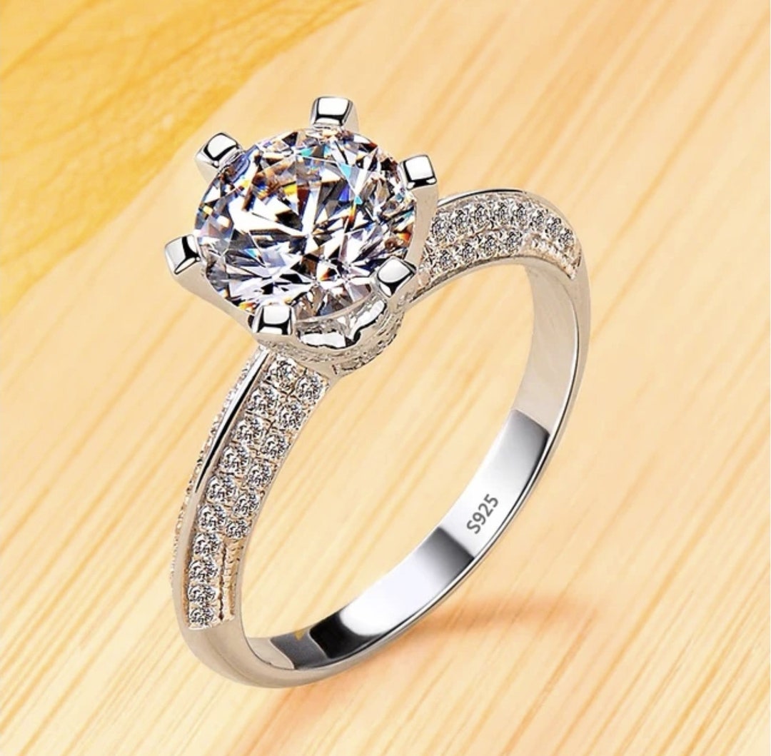 925 Sterling Silver Proposal Ring Forwomen,certifiedtibetan,engagement ...