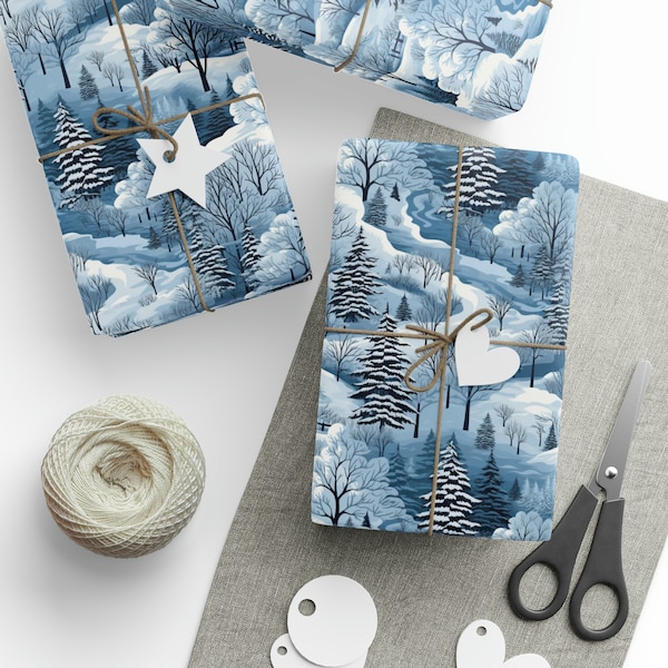 Christmas Wrapping Paper Rolls - Etsy