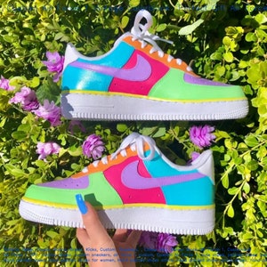 Custom Air Force 1 Vintage Colorblock Perfect Gift Air Force 1 ...