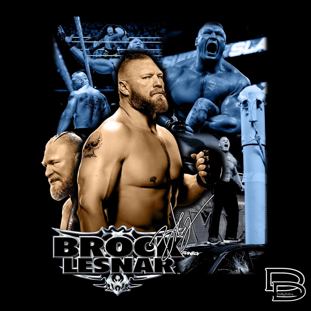 Brock Lesnar PNG High Quality, Boxing Vintage Graphic Digital Vintage ...