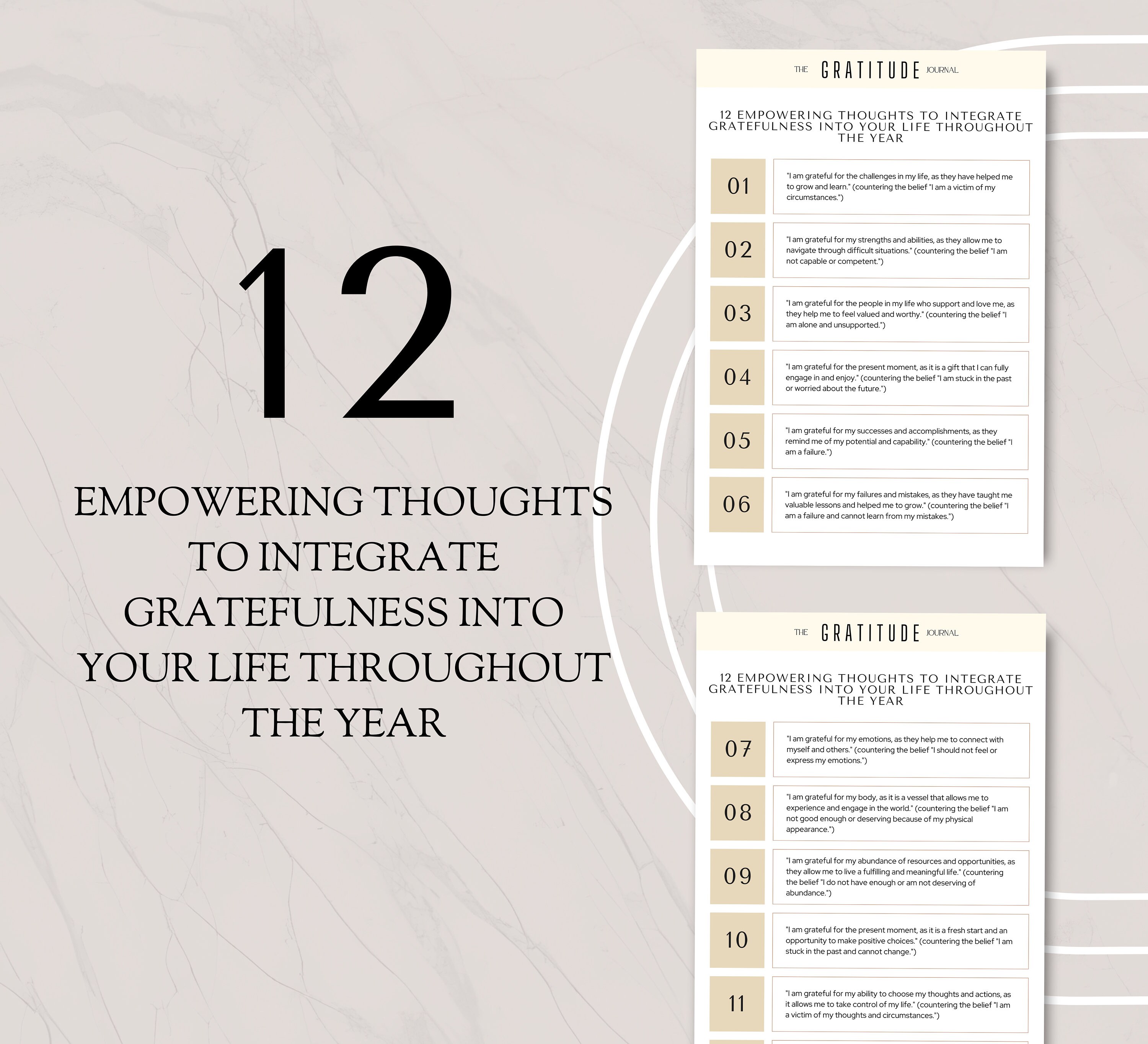 Gratitude Journal | Printable Gratitude Journal | Printable Journal ...