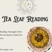 Tea Leaf Reading General Tea Cup Reading Tea Reading Tea Divination - Etsy
