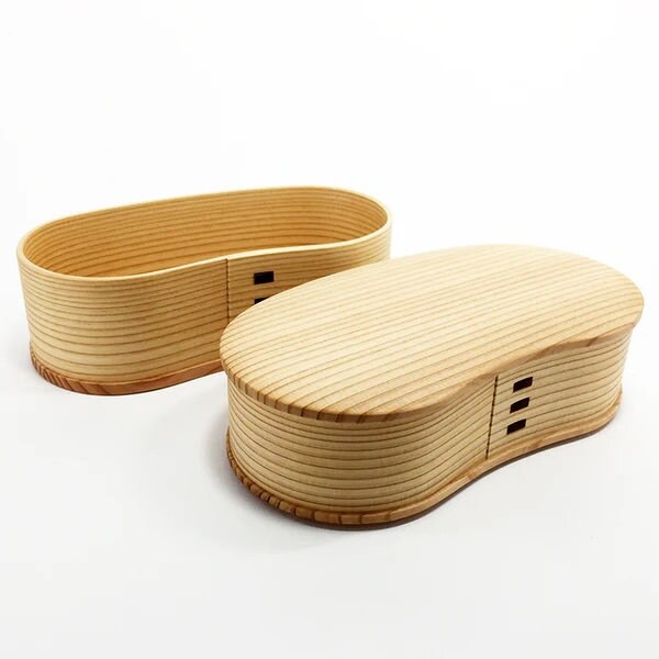 Japan Handmade Craft Bentwood Bento Lunch Box - Etsy