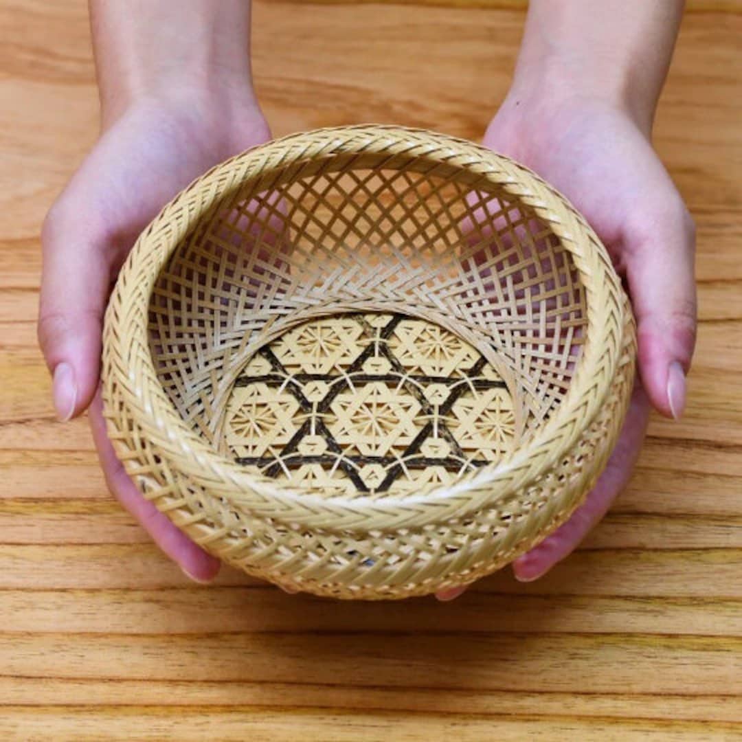 Japan Handmade Gift Bamboo Crafts Hana Rokutsume / Flower Hexagon - Etsy