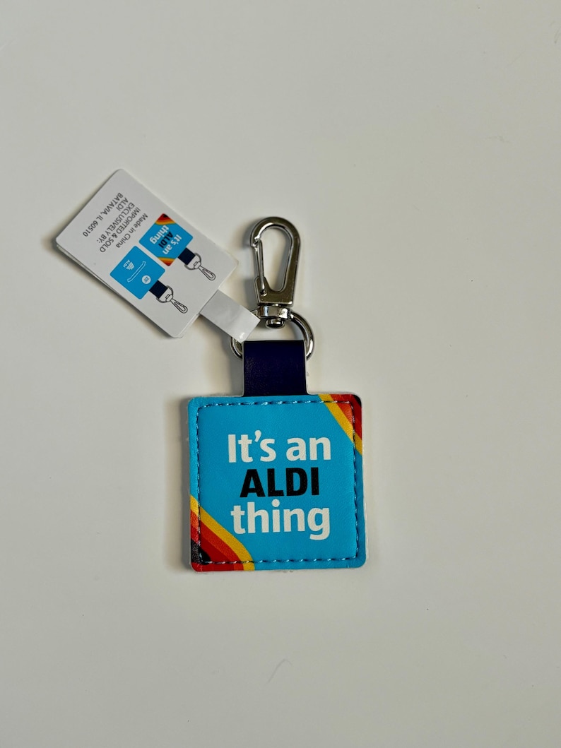 Aldi Coin Quarter Keychain - Etsy