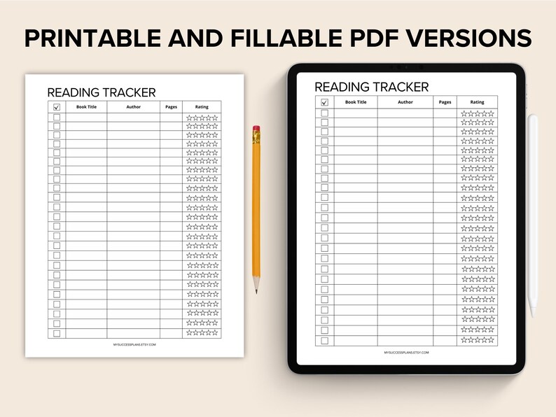 Reading Tracker Printable, Reading Log, Books to Read, Books I've Read ...
