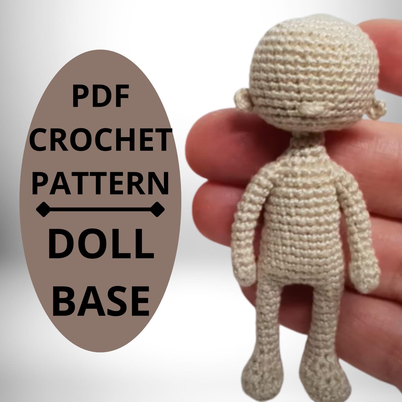 Amigurumi Doll Base Crochet Pattern (PDF) - Etsy