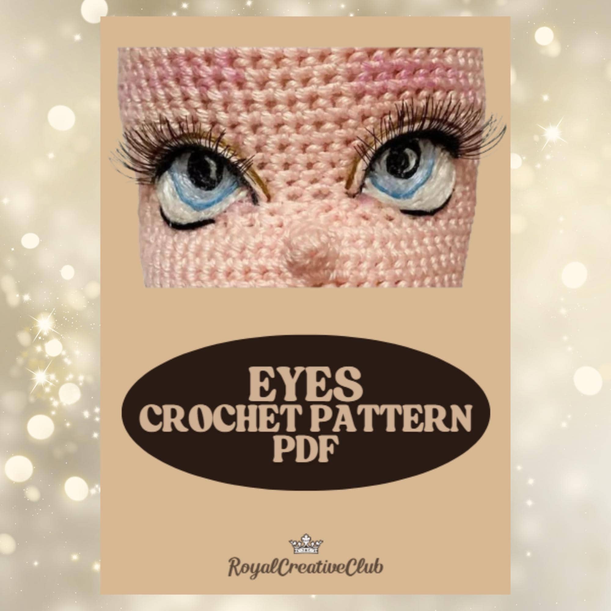 Crochet Eyes Pattern | Amigurumi Dolls, Toys, and Clothing (PDF Pattern ...