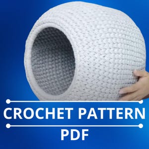 Crochet Cat House PDF Pattern: DIY Pet Sofa Furniture - Etsy