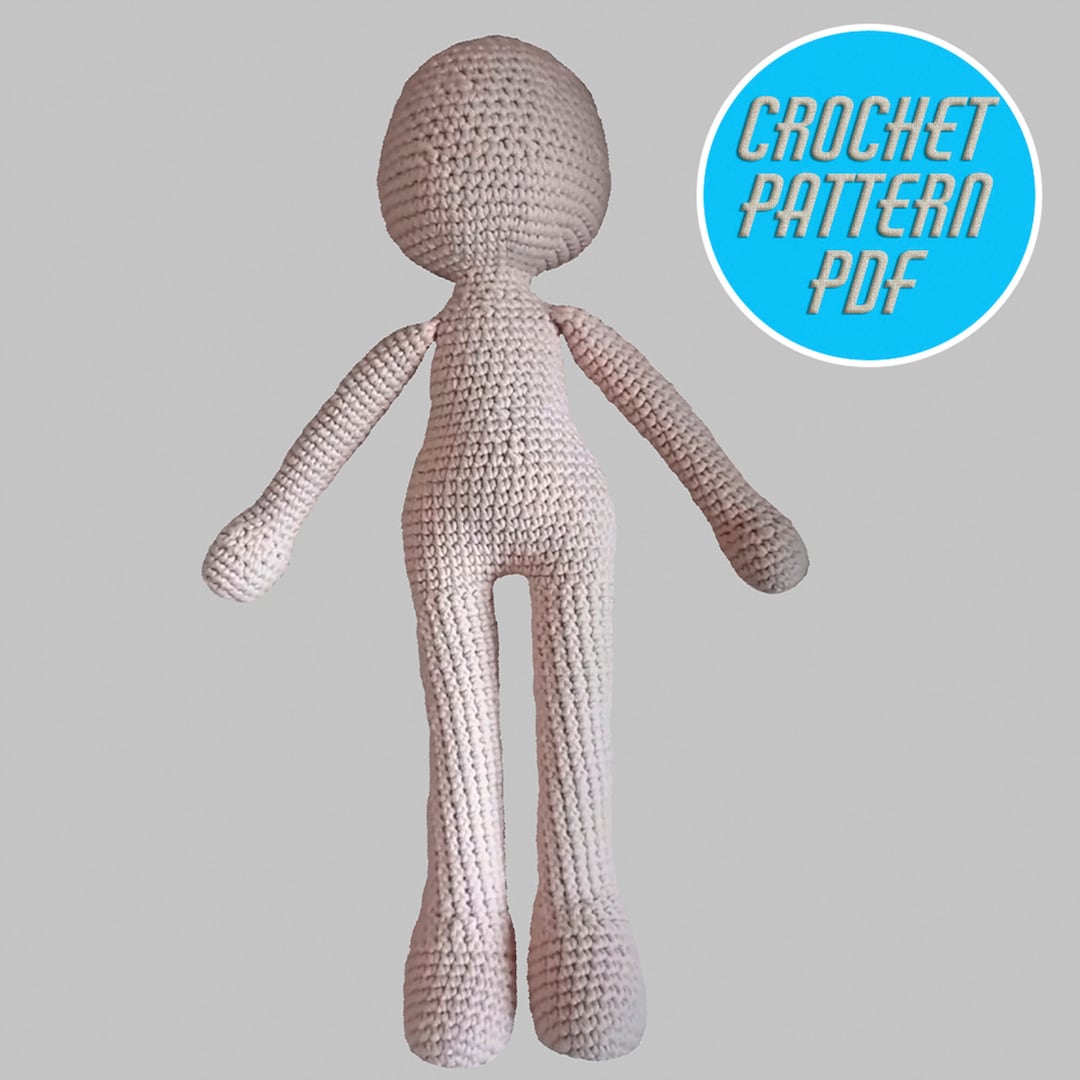 Amigurumi Doll Base, Crochet Pattern PDF, Crochet Doll Pattern ...