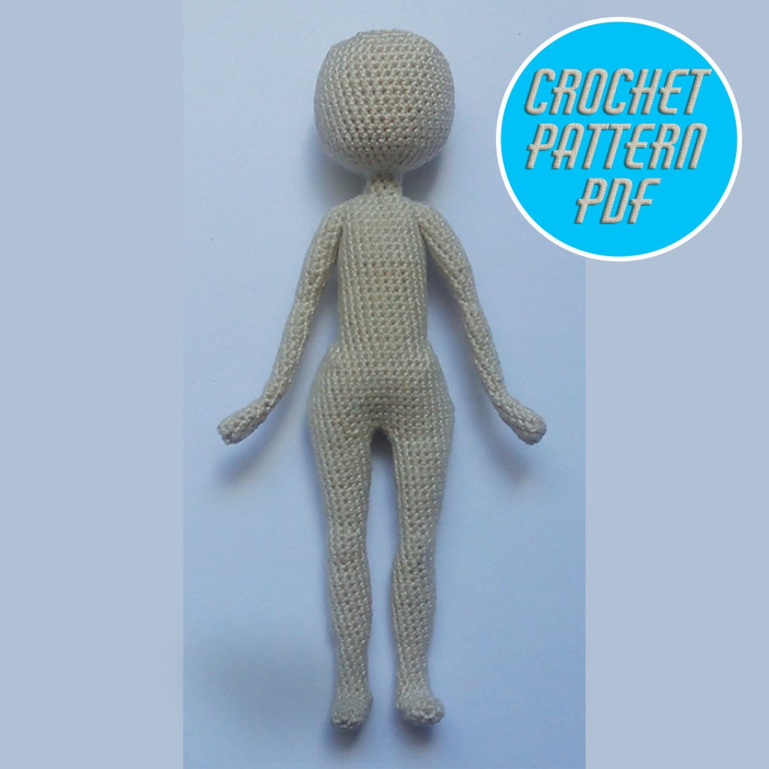 Amigurumi Doll Base, Crochet Pattern PDF, Crochet Doll Pattern ...