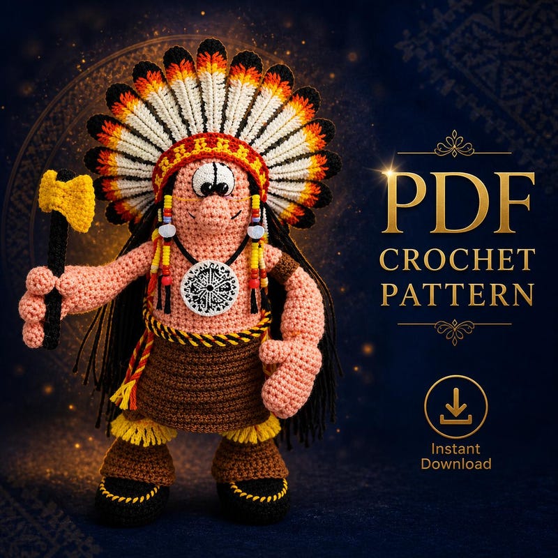 Native Indian Toy Figure - Etsy