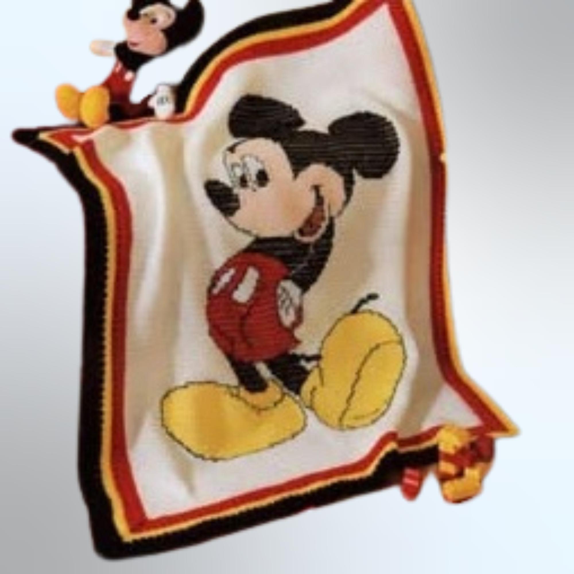 Vintage Crochet Mickey Mouse Blanket Pattern (PDF Download) - Etsy