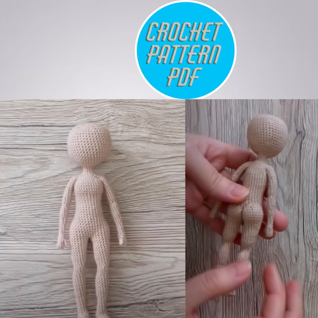 Amigurumi Doll Base, Crochet Pattern PDF, Crochet Doll Pattern ...