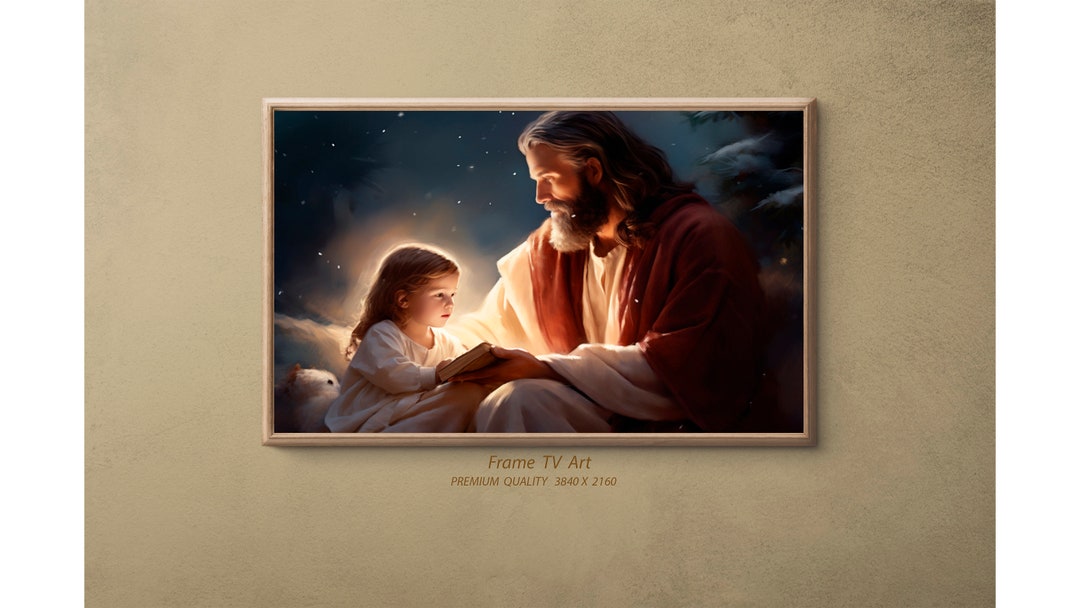 Christmas Nativity Print, Samsung Frame TV Art, Nativity Picture ...