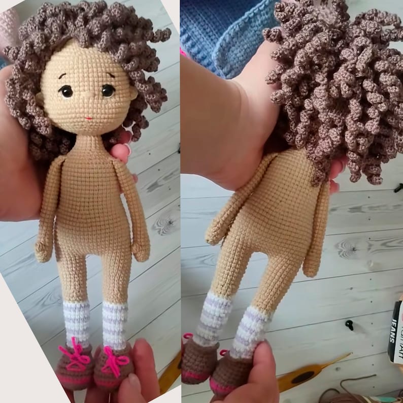 Amigurumi Doll Base Crochet Pattern: Easy Level (PDF) - Etsy