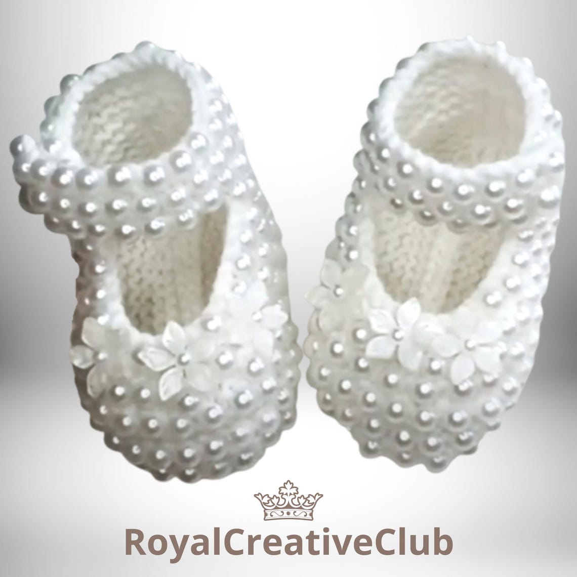 Knitted Baby Booties Pattern: Newborn Sneakers (PDF Pattern) - Etsy