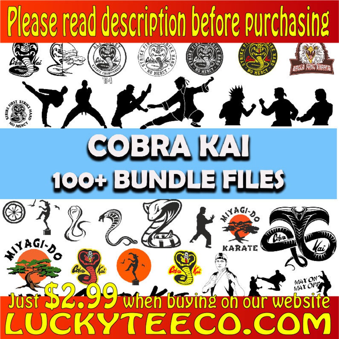 100 Cobra Kai Svg Bundle, Cobra Kai Png, Eagle Fang Svg, Karate Kid Svg, Cobra Svg, Kobra Kai ...