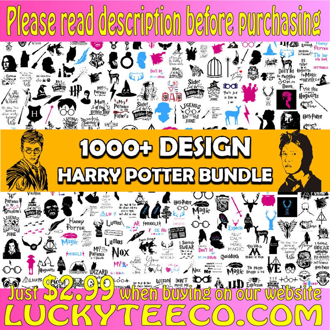 1000 Harry Potter Svg Bundle, Harry Potter Svg, Harry Potter Vector ...