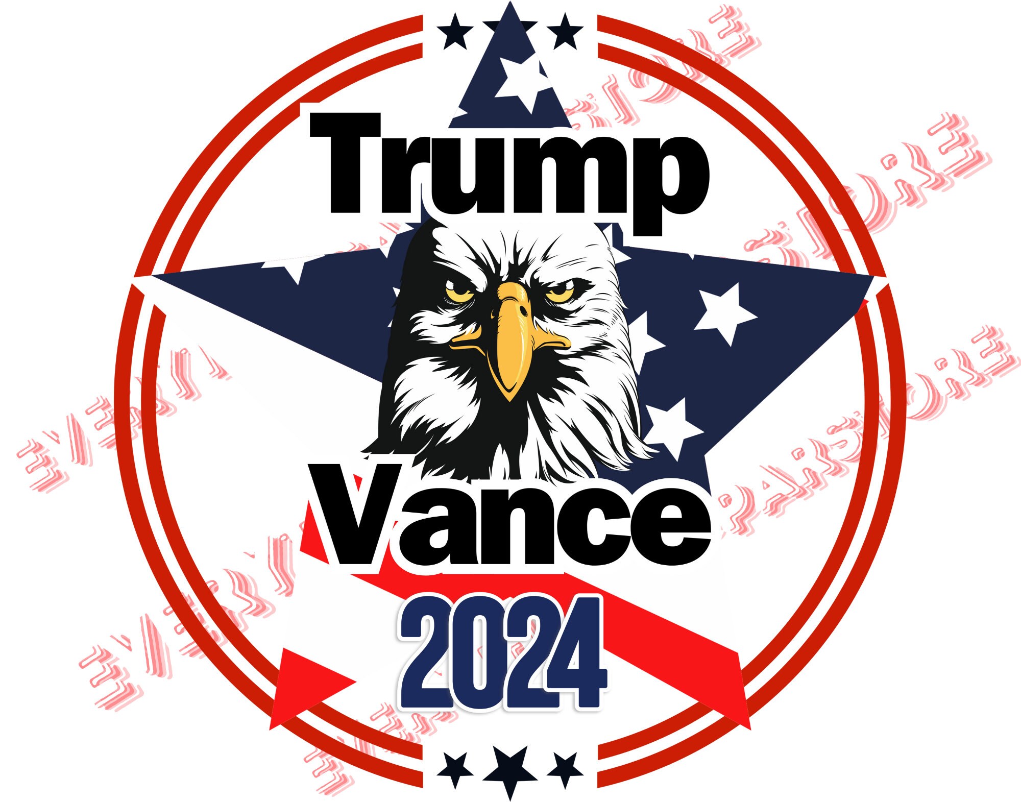 Trump & Vance 2024 Patriotic SVG/PNG Digital Download: Show Your ...