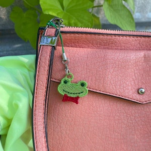 Handmade Cute Frog Charm, Amphibian Kawaii Animals, Nature Theme Green ...