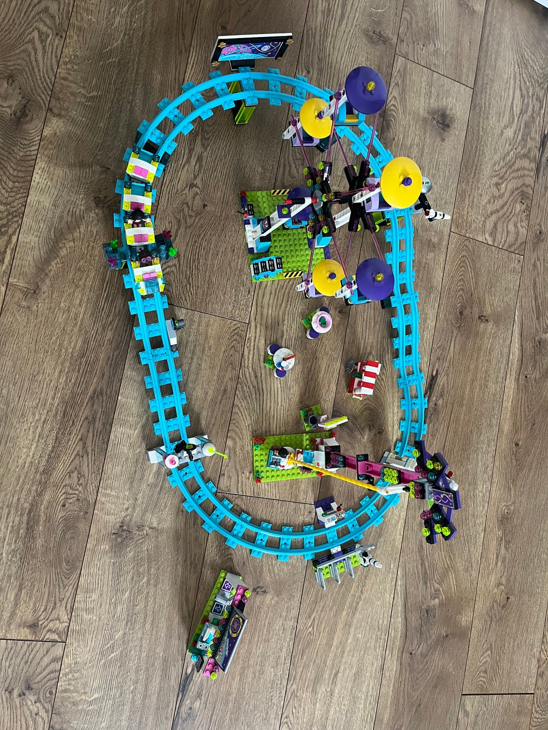 Lego Friends Amusement Park Roller Coaster Set 41130 - Etsy