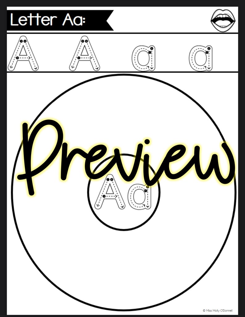 Alphabet and Letter Sound Curriculum Kindergarten ABC Busy Book ...