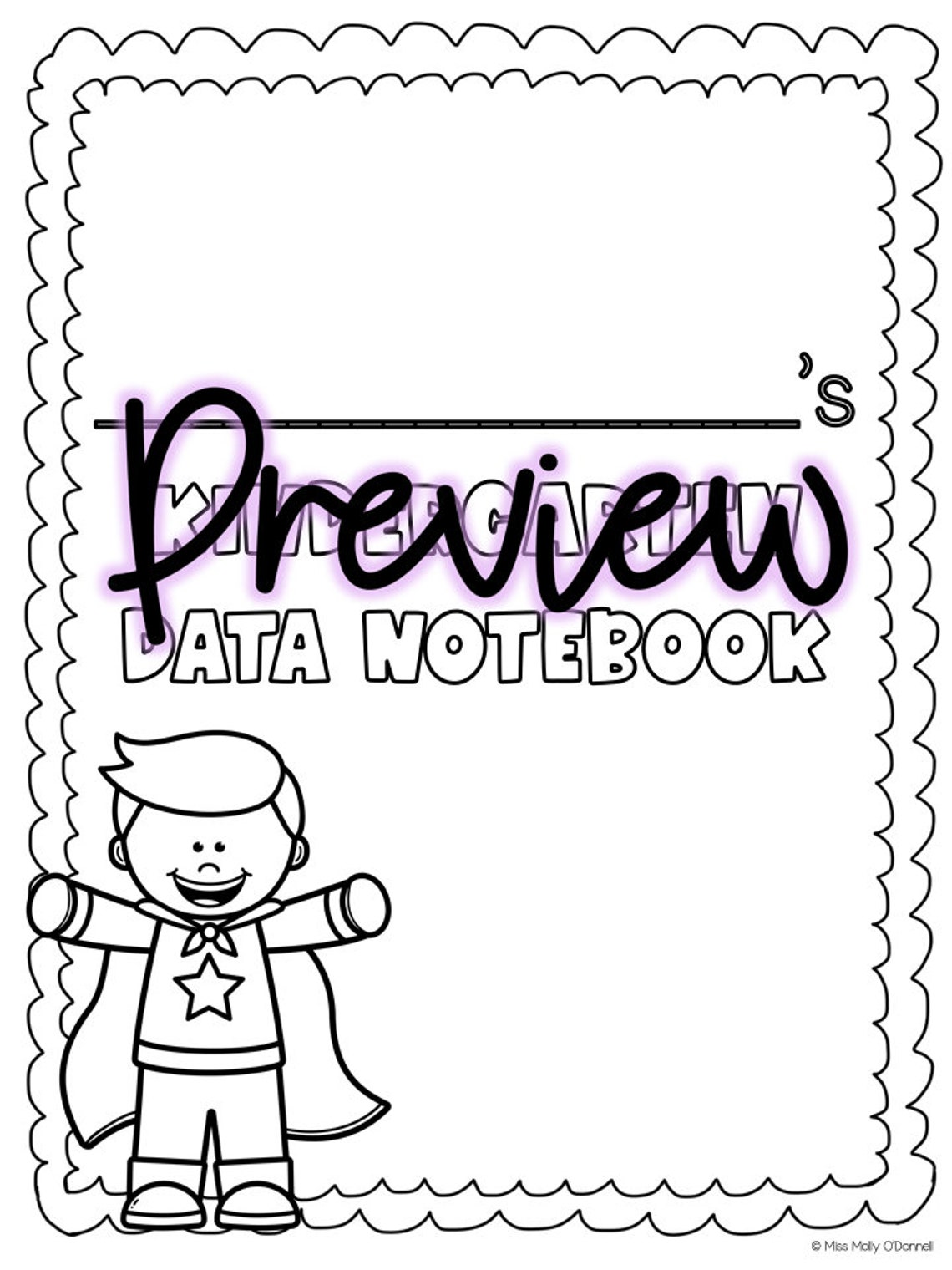 Kindergarten Student Goal Tracker Sheets, Kindergarten Homeschool ...