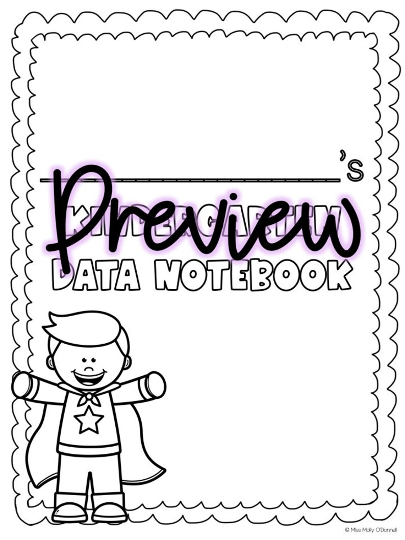Kindergarten Student Goal Tracker Sheets, Kindergarten Homeschool ...