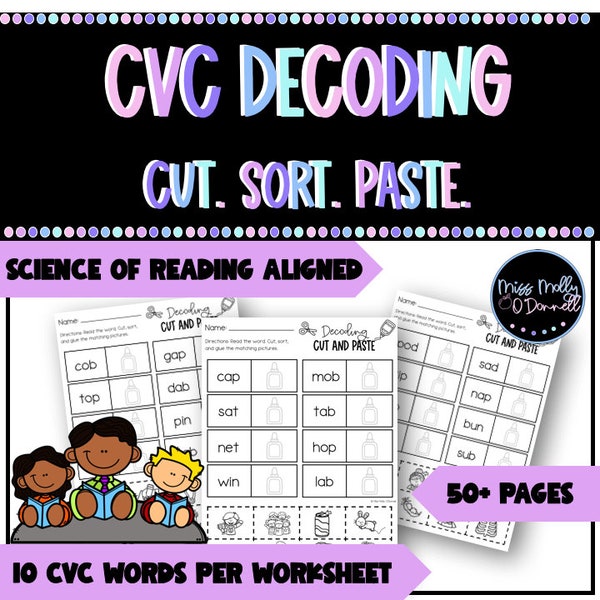 Reading Intervention Worksheets - Etsy
