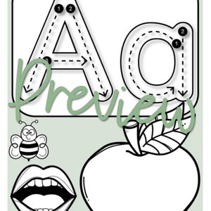 Green Farmhouse Classroom Decor, Kindergarten Alphabet Posters ...