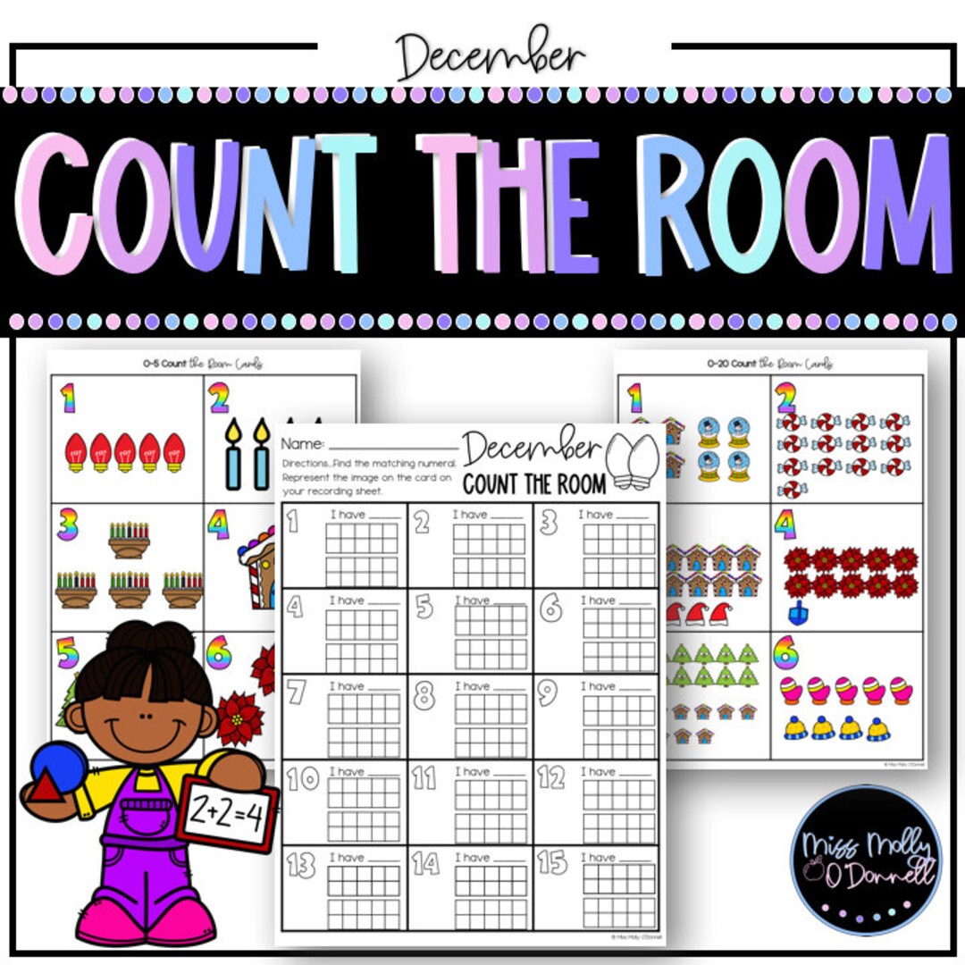 Kindergarten Christmas Math Worksheets Preschool Math Assessments ...