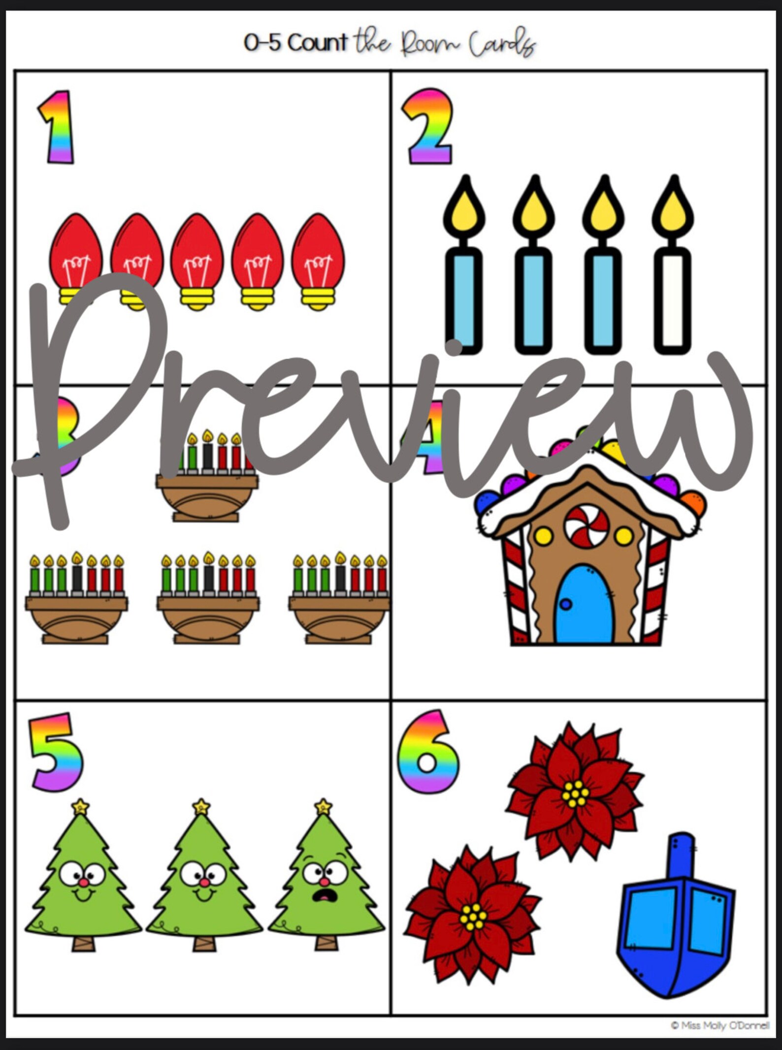 Kindergarten Christmas Math Worksheets Preschool Math Assessments ...