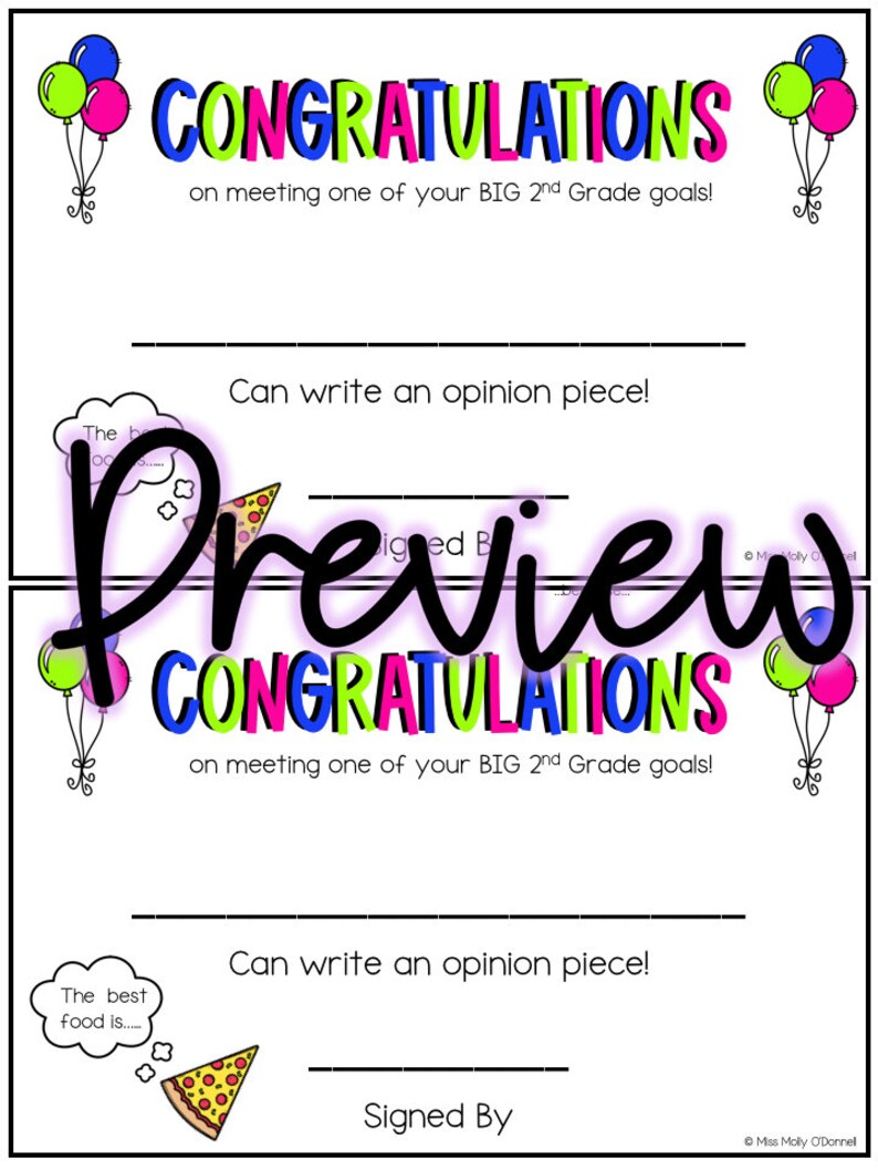 Second Grade Assessment, Data Tracking, Student Data Binder, Success ...