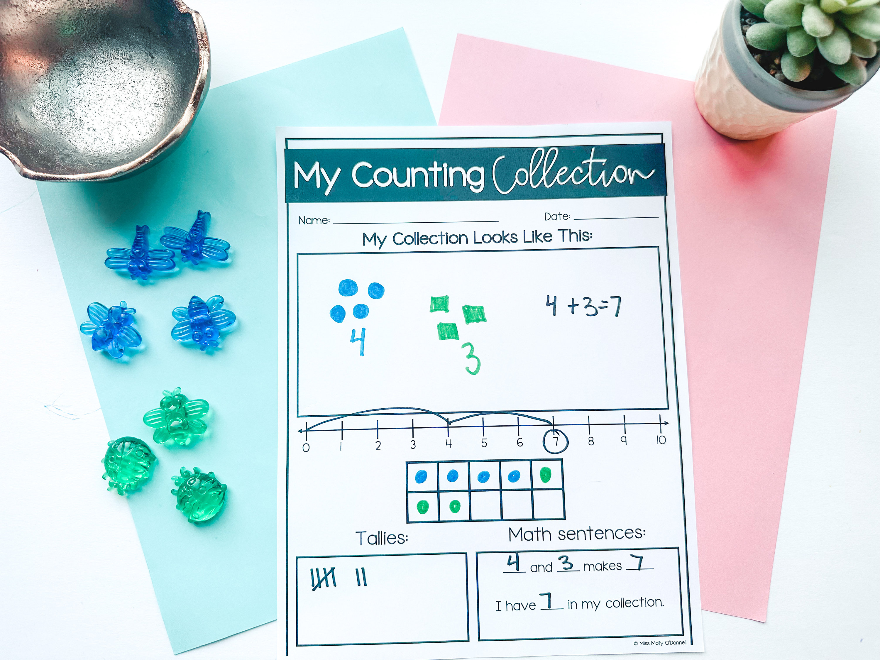 Kindergarten Math Worksheets Preschool Math Assessments, Kinder Math ...