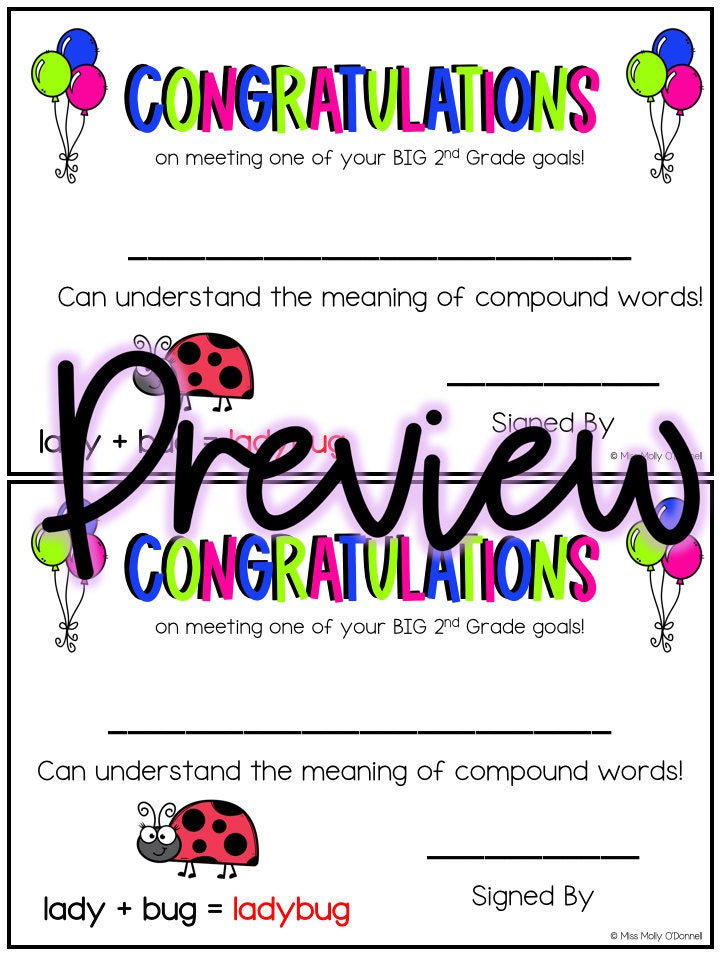 Second Grade Assessment, Data Tracking, Student Data Binder, Success ...