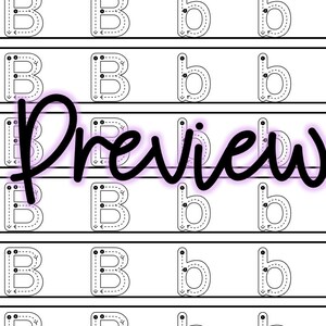 Alphabet Handwriting Printables for Preschool Alphabet Letter ...